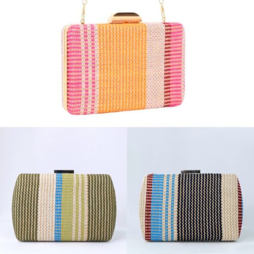 CLUTCH RAFIA RAYAS – Chincha Rabiña Shop